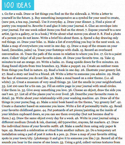 100 Ideas Keri Smith Keri Smith – Explore.art. | Be You.