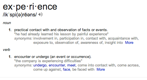 experience | be you.