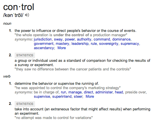 control | be you.