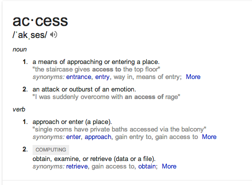 access | be you.