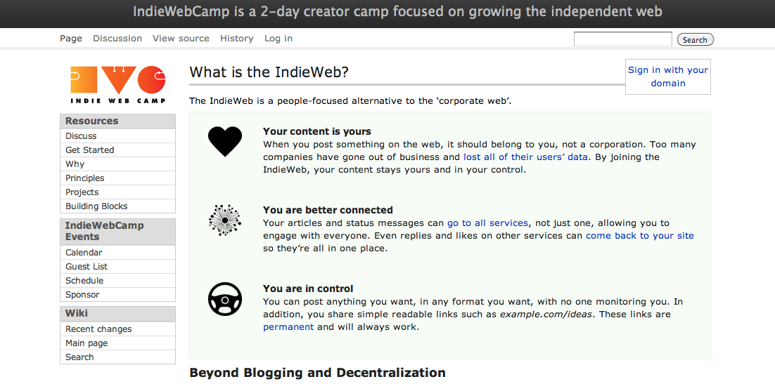 indieweb | be you.