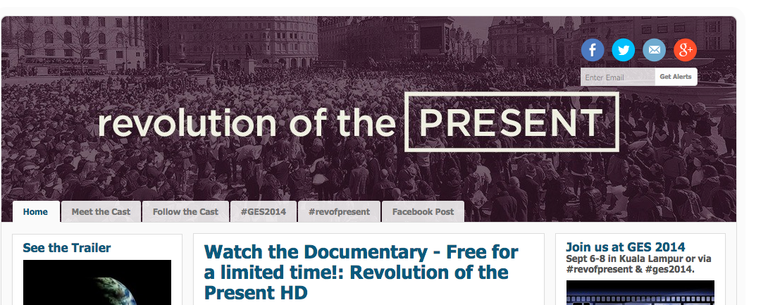 revolution of the present | be you.