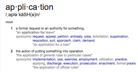 application | be you.