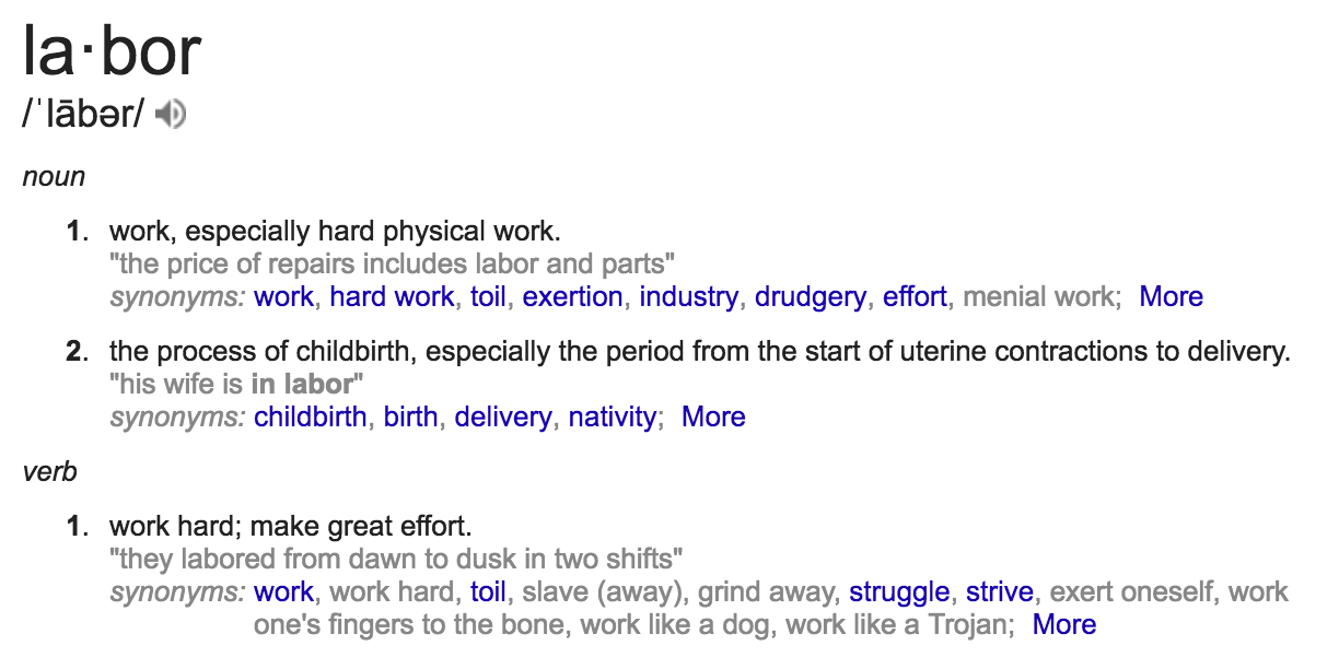 labor | be you.