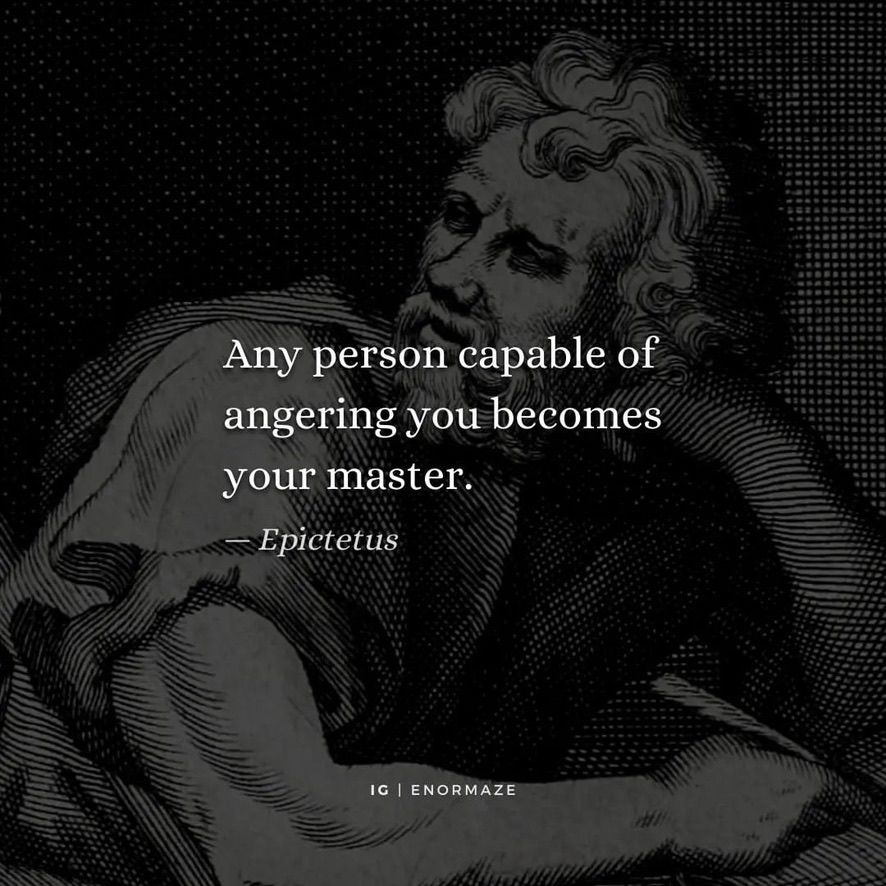 epictetus anger law | be you.
