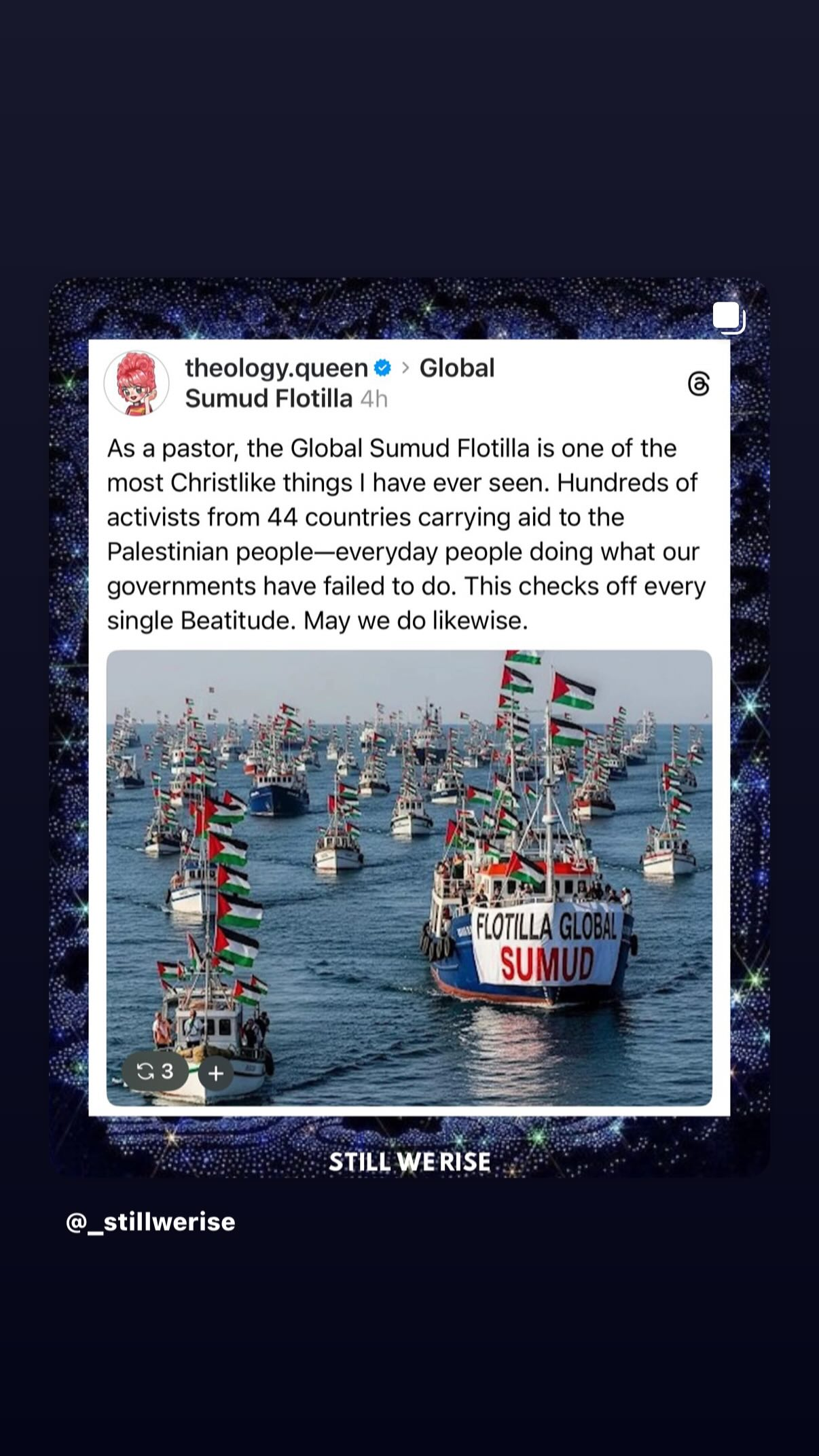 sumud flotilla | be you.